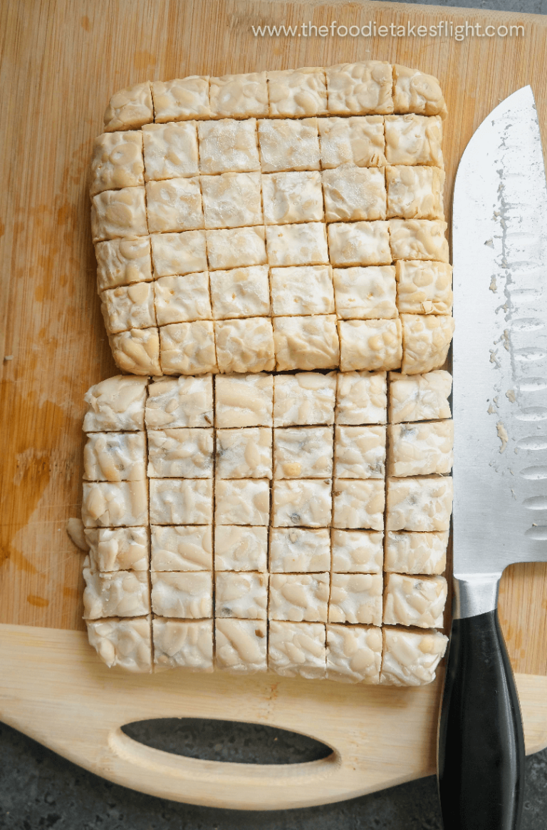 Vegan Sweet and Sour Tofu (or Tempeh!) - The Foodie Takes Flight