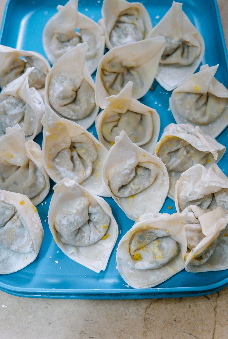 Crispy Curry Vegetable Wontons (Vegan Recipe) - The Foodie Takes Flight