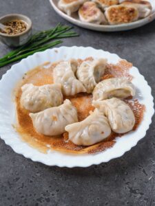 Crispy Bottom Potstickers - The Foodie Takes Flight