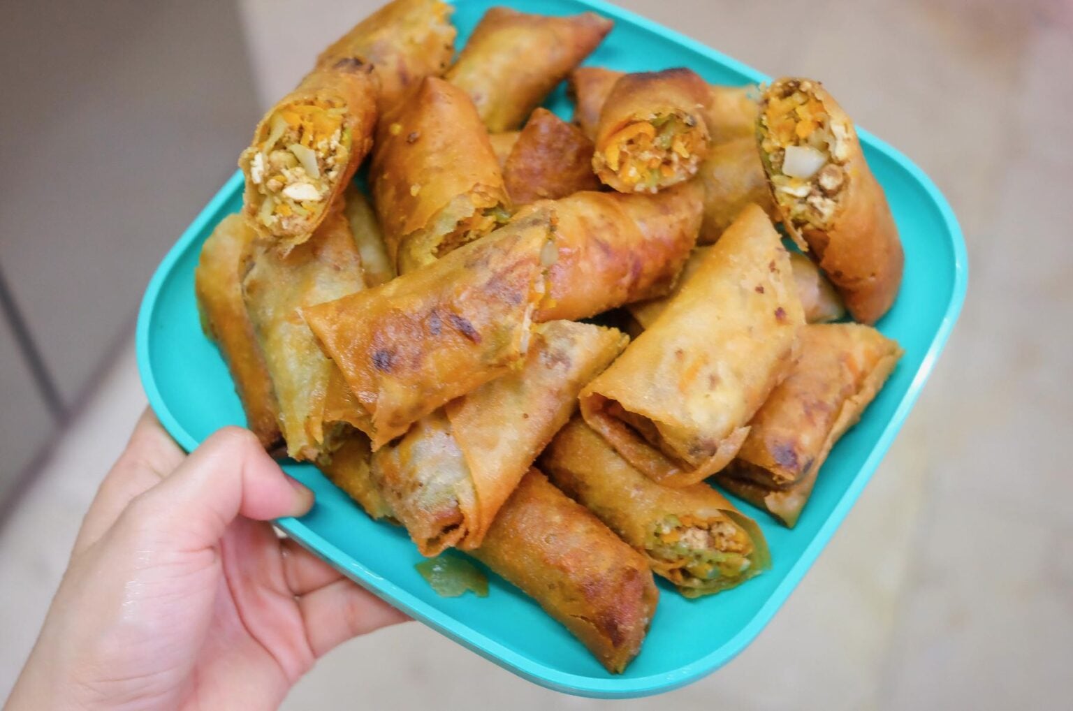Vegan Lumpiang Shanghai (Filipino Fried Spring Rolls) - The Foodie ...