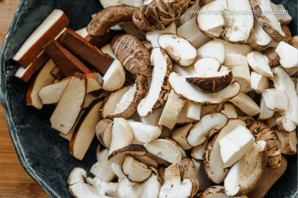 Hong Kong-Style Vegan Clay Pot Rice - The Foodie Takes Flight