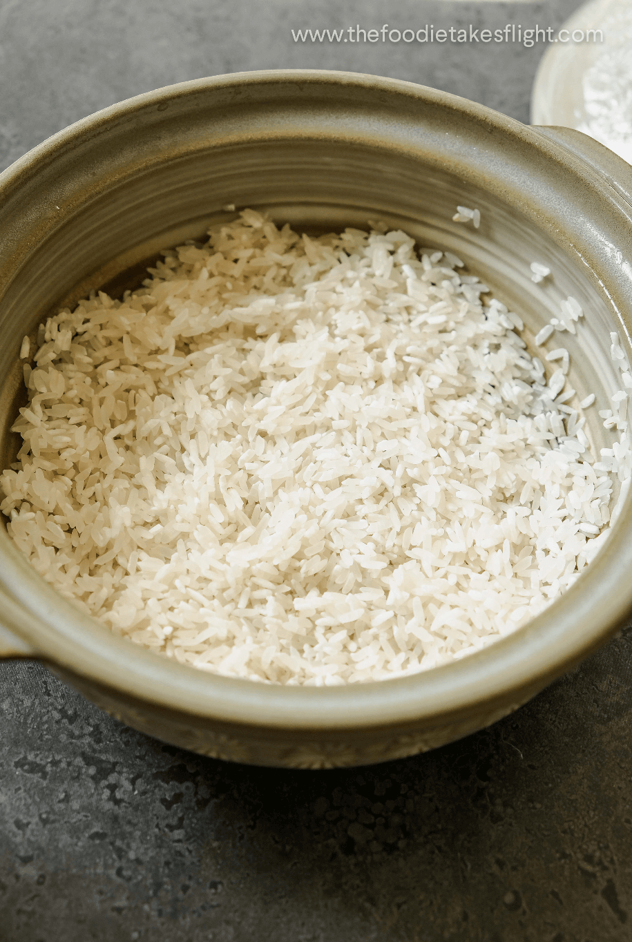 Hong Kong-Style Vegan Clay Pot Rice - The Foodie Takes Flight