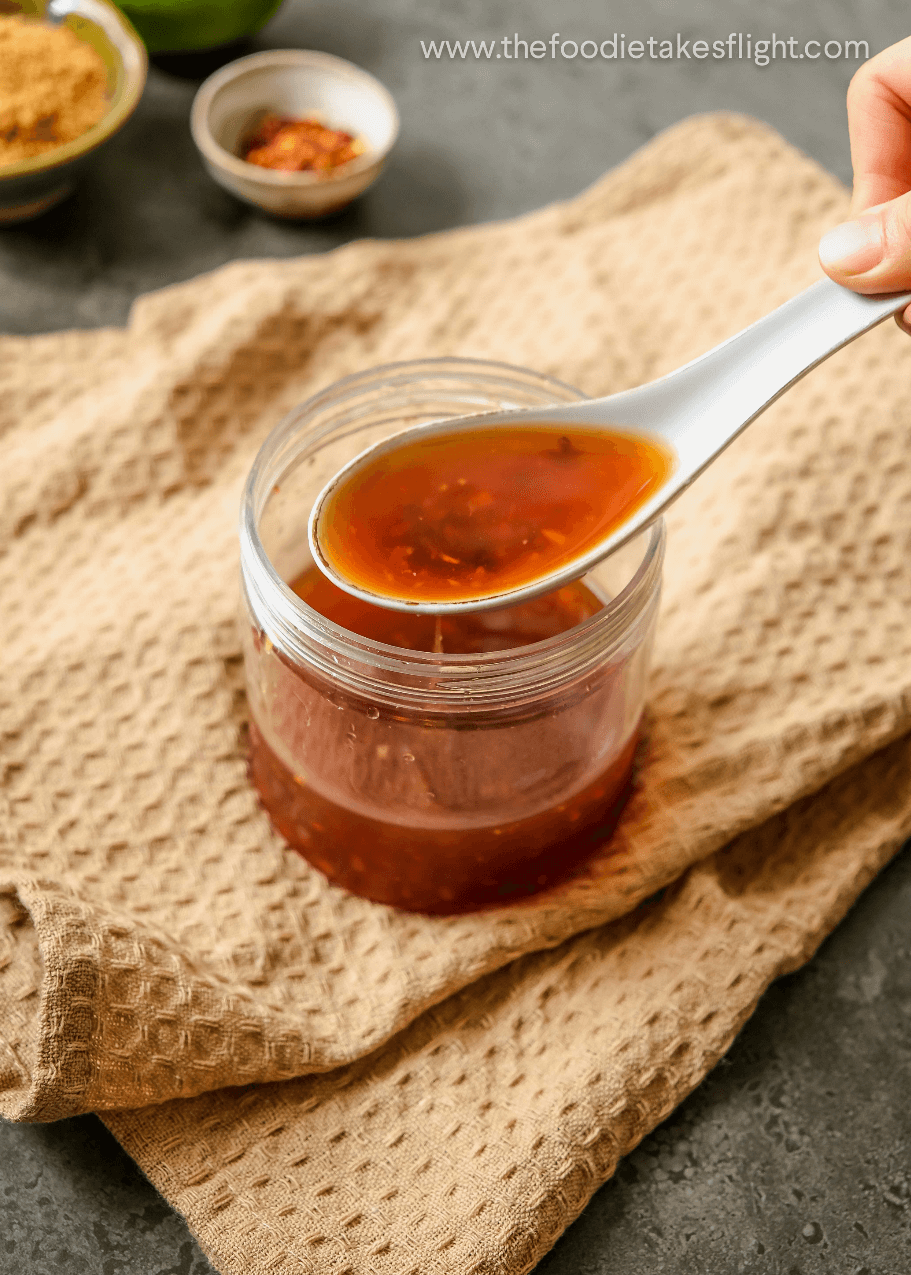 Easy Vegan "Fish" Sauce - The Foodie Takes Flight
