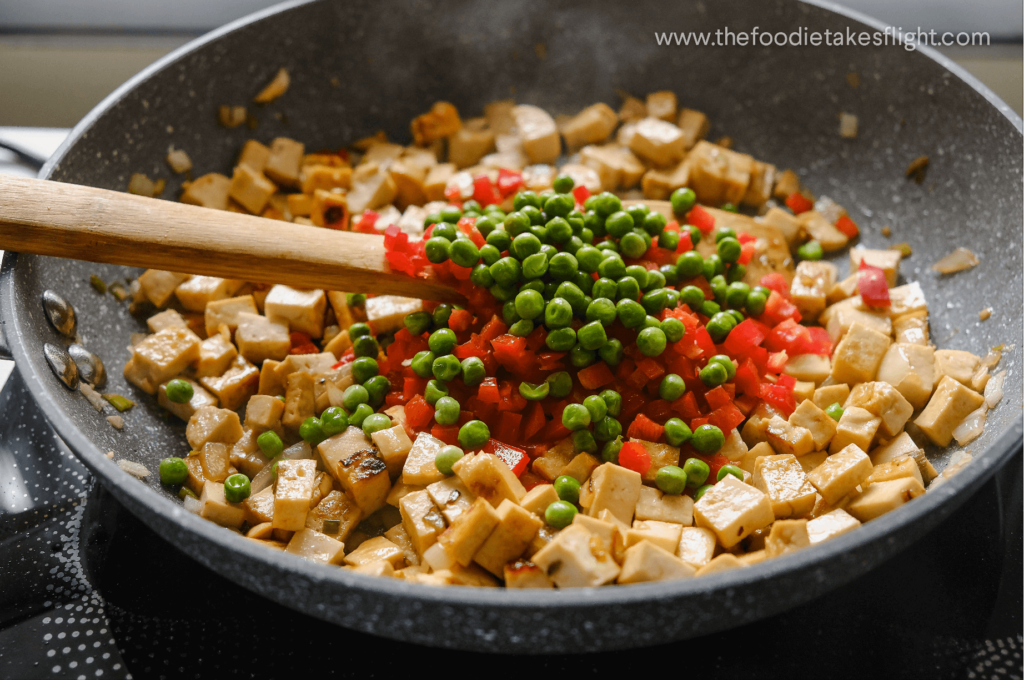 Ginger, Scallion, and Teriyaki Fried Rice - The Foodie Takes Flight
