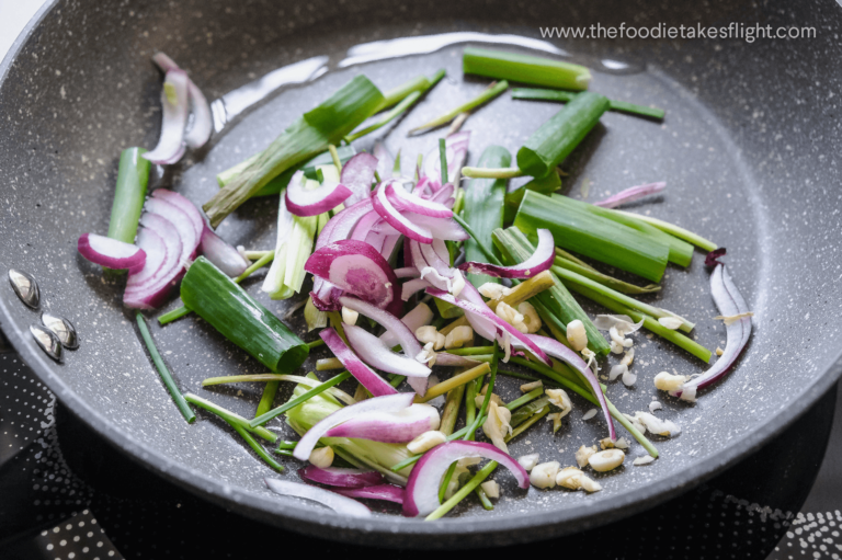 Mie Goreng (Indonesian Fried Noodles) - The Foodie Takes Flight