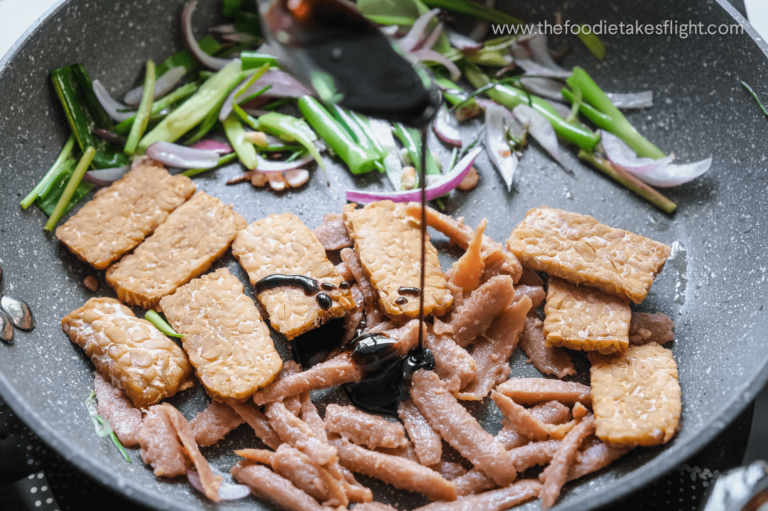 Mie Goreng (Indonesian Fried Noodles) - The Foodie Takes Flight