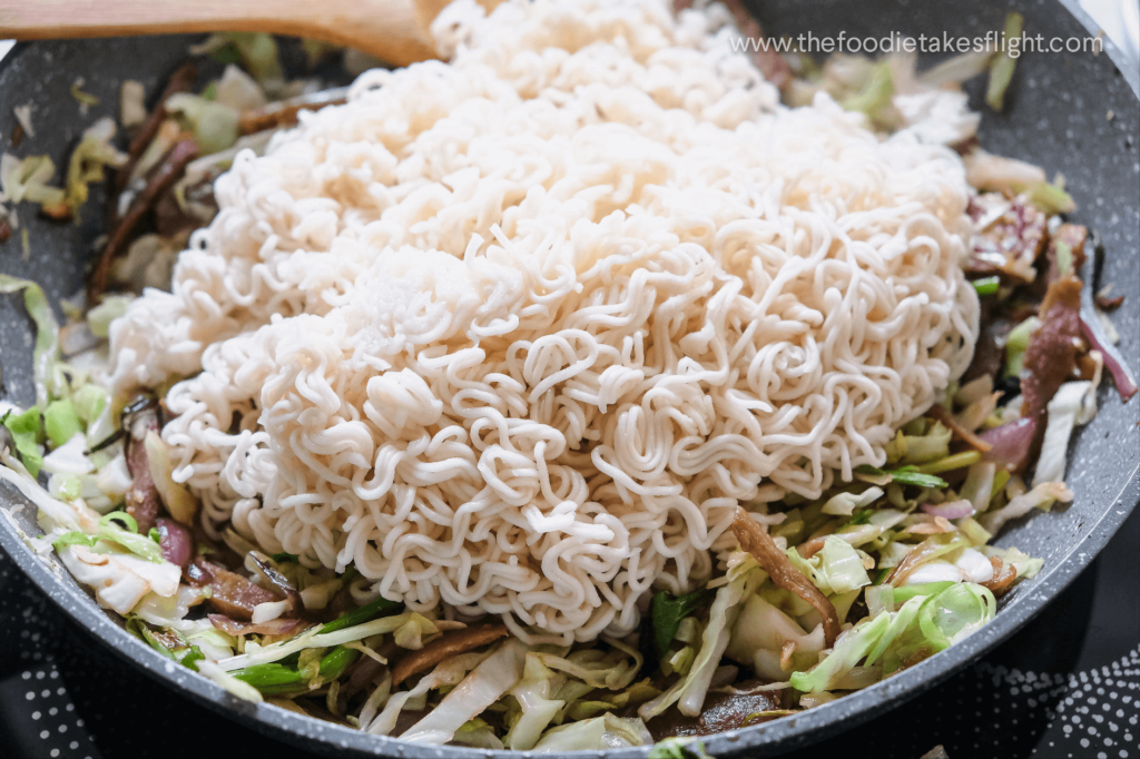 Mie Goreng (Indonesian Fried Noodles) - The Foodie Takes Flight