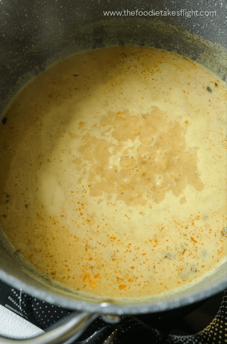 Peanut Satay Noodle Soup - The Foodie Takes Flight