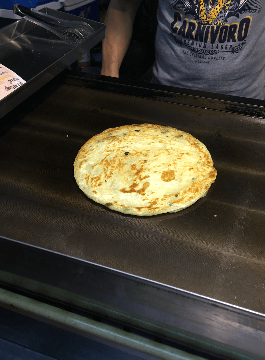 Scallion Bing or Chinese Flat Bread (羌饼) - The Foodie Takes Flight
