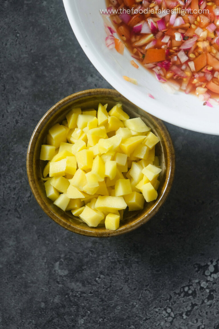 Ensaladang Talong (Filipino Roasted Eggplant Salad) - The Foodie Takes ...
