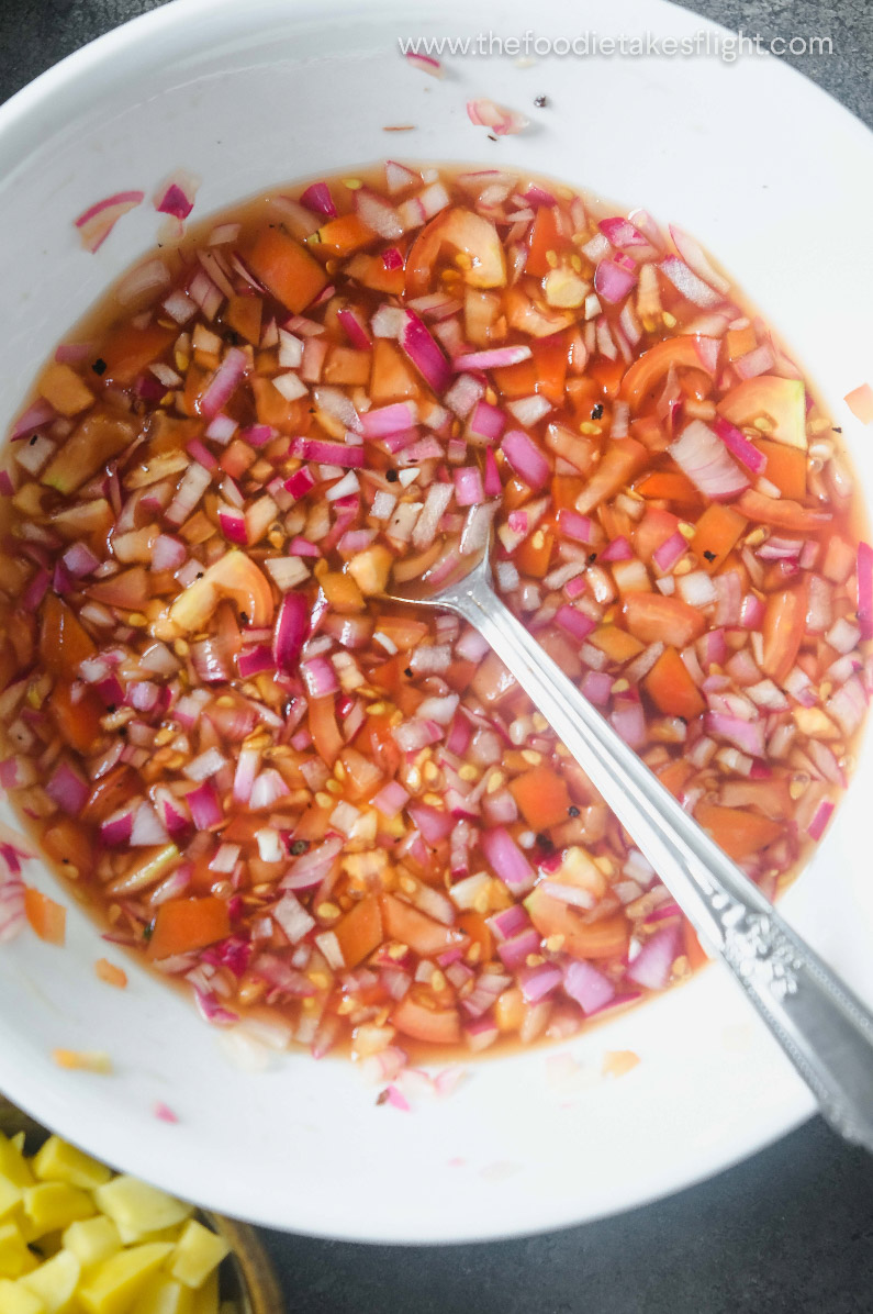 Ensaladang Talong (Filipino Roasted Eggplant Salad) - The Foodie Takes ...