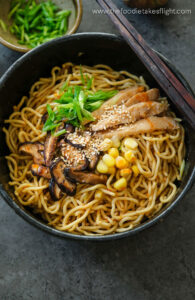 Miso Butter Mazemen (Japanese No-Broth Ramen Noodles) - The Foodie ...