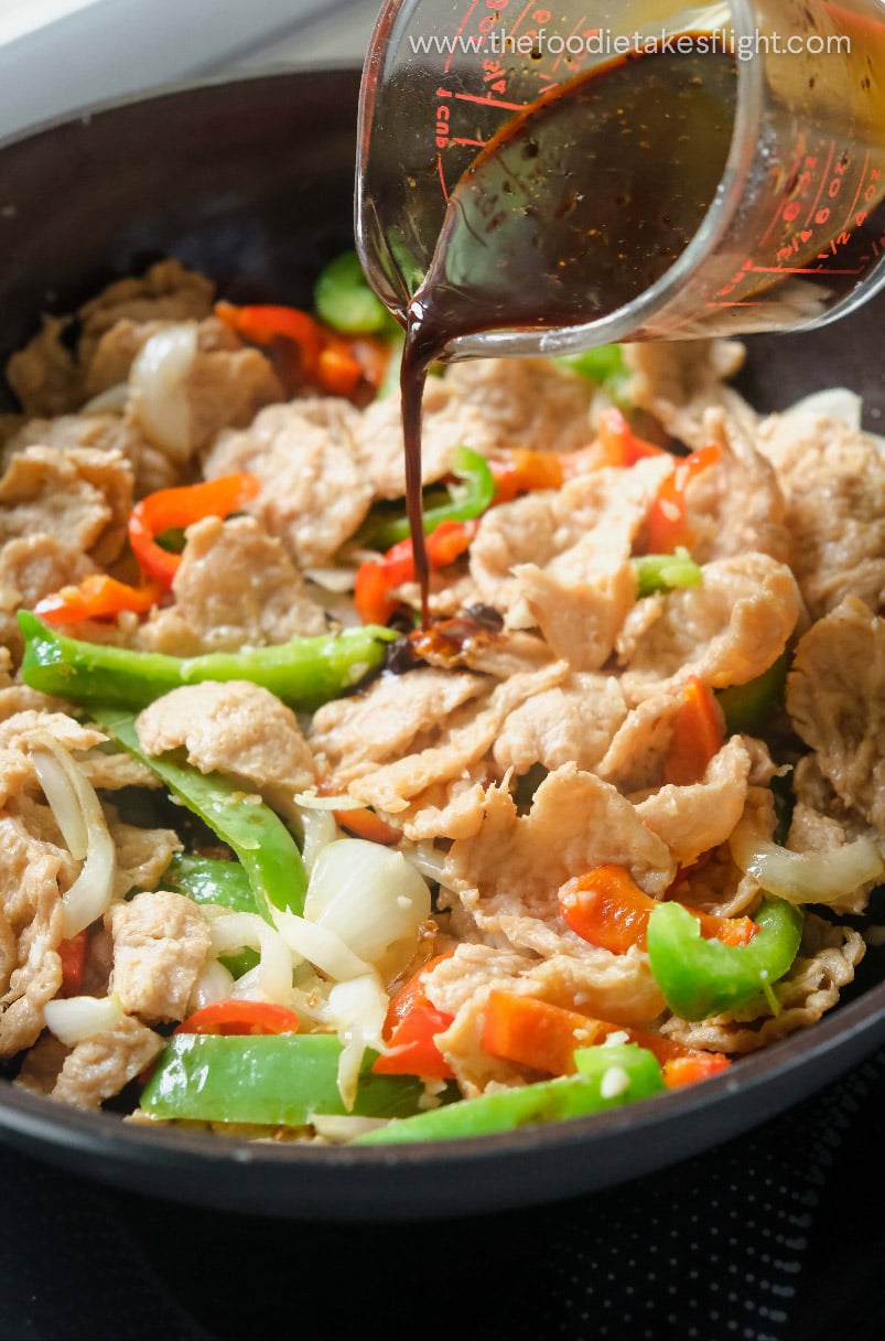 Garlic Pepper “Beef” Stir-Fry, Chinese-Style (Vegan) - The Foodie Takes ...