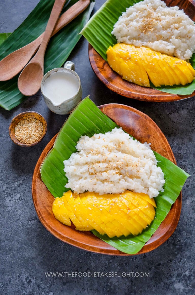 Mango Sticky Rice - The Foodie Takes Flight