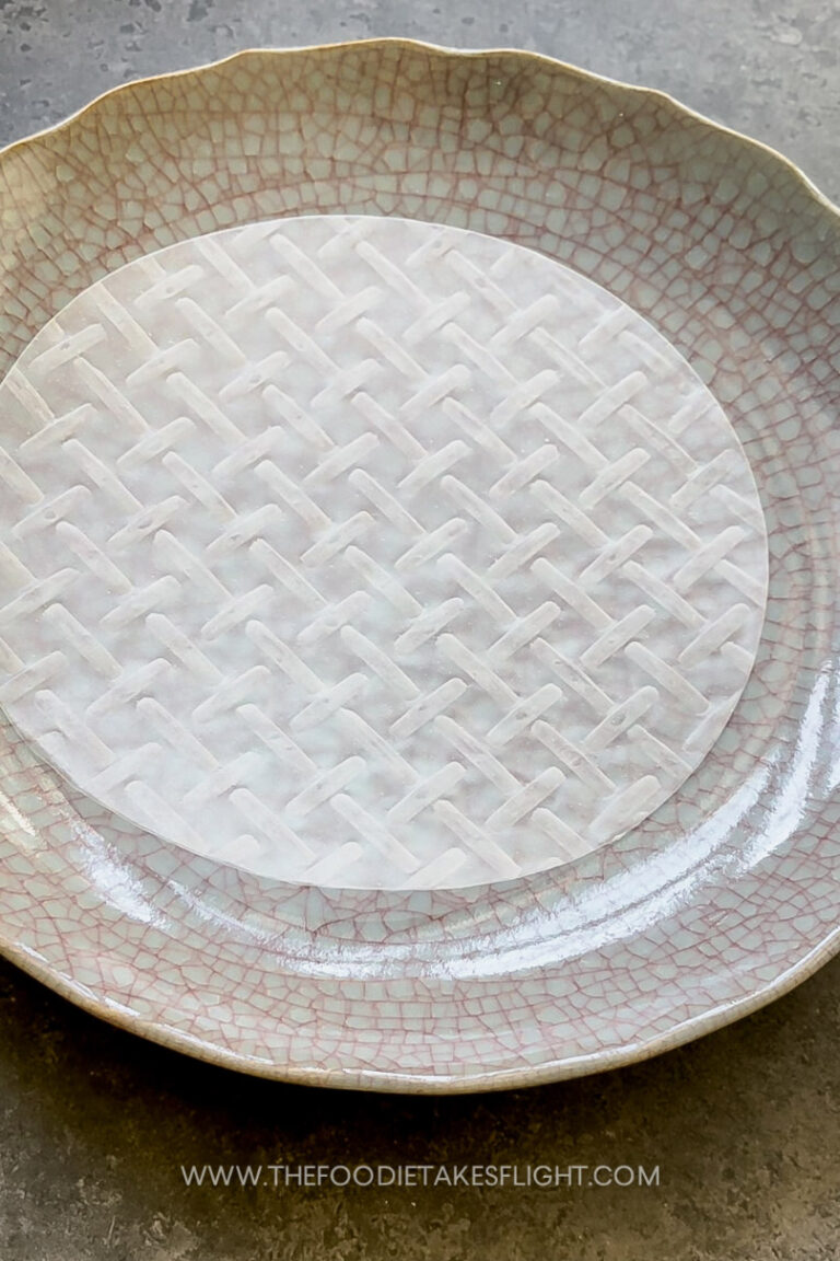 Crystal Dumplings made with Rice Paper! - The Foodie Takes Flight