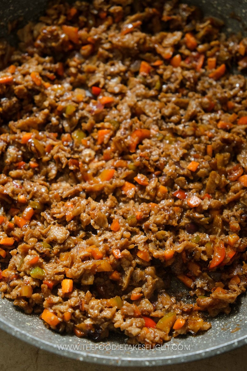 Rice Paper Boats with Hoisin Meat Filling - The Foodie Takes Flight