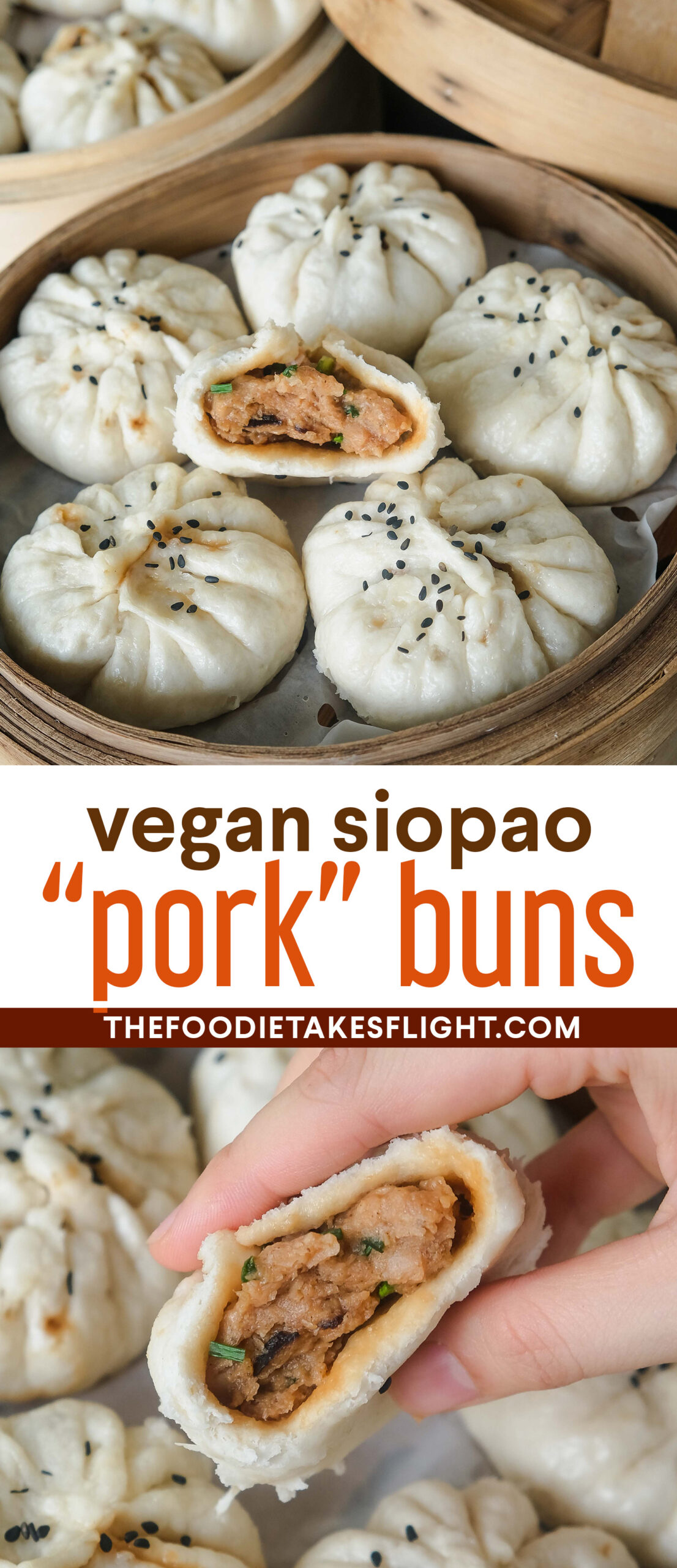 Vegan Bola-Bola Siopao (Filipino Steamed “Pork” Buns) - The Foodie ...