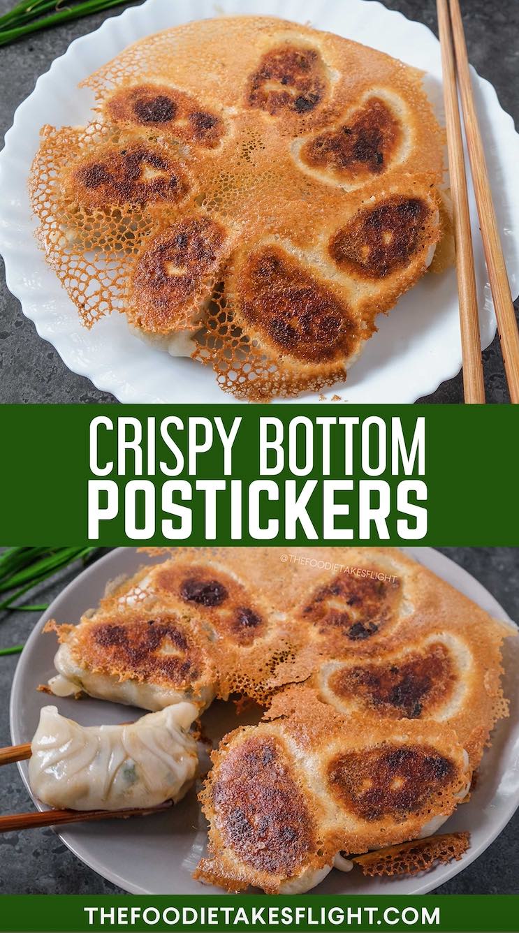 Crispy Bottom Potstickers - The Foodie Takes Flight