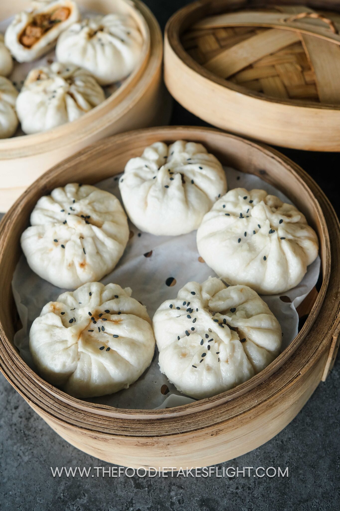 Vegan Bola-Bola Siopao (Filipino Steamed “Pork” Buns) - The Foodie ...