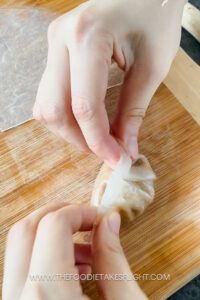 Crystal Dumplings made with Rice Paper! - The Foodie Takes Flight