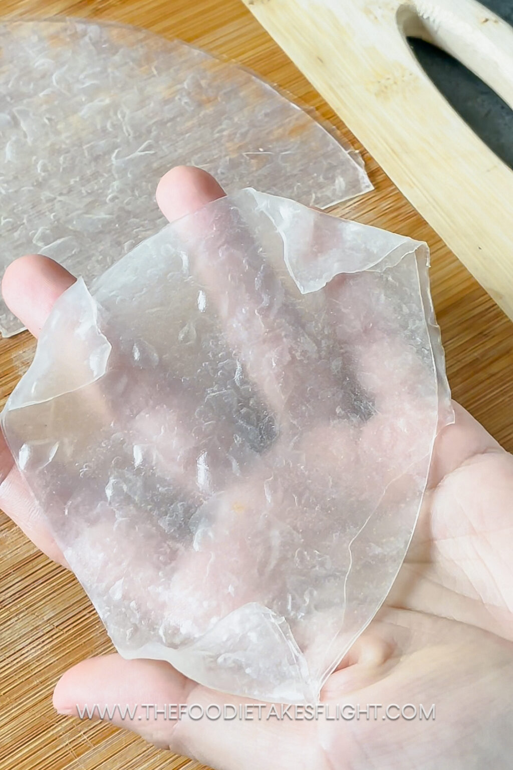 Crystal Dumplings made with Rice Paper! - The Foodie Takes Flight