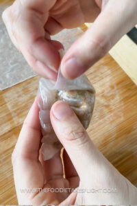 Crystal Dumplings made with Rice Paper! - The Foodie Takes Flight