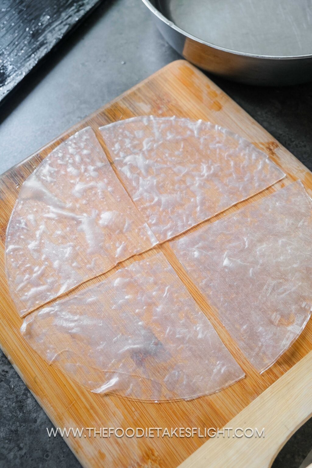 Crystal Dumplings made with Rice Paper! - The Foodie Takes Flight