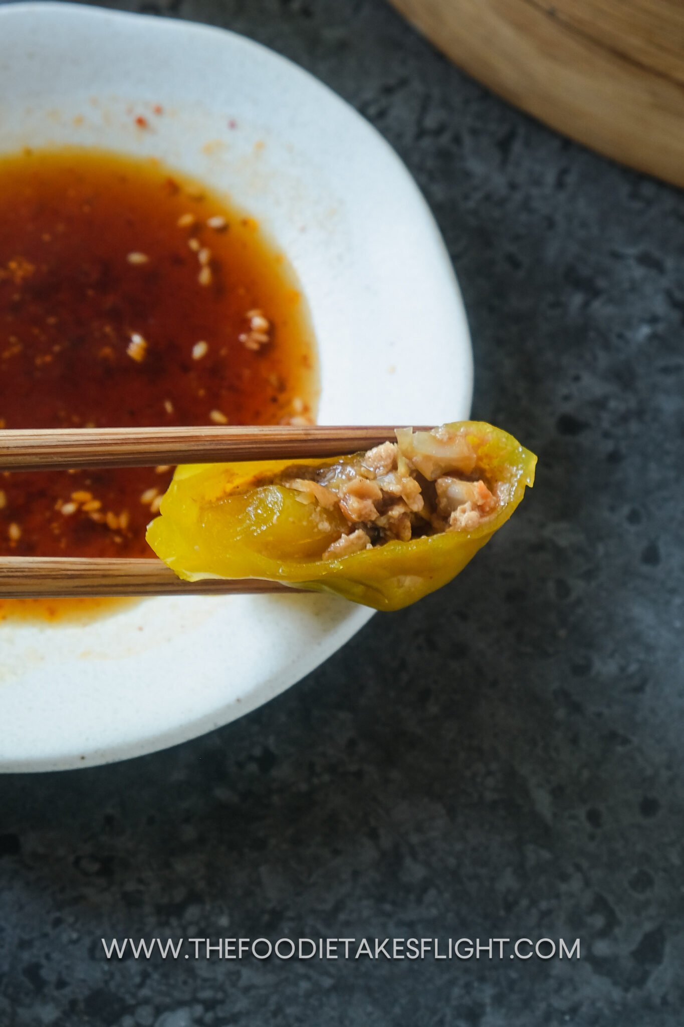 Crystal Dumplings made with Rice Paper! - The Foodie Takes Flight