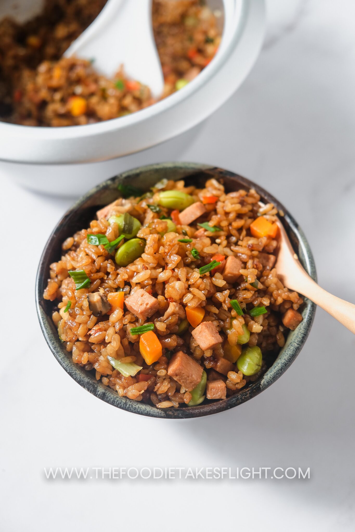 One Pot Rice Cooker Meal - The Foodie Takes Flight