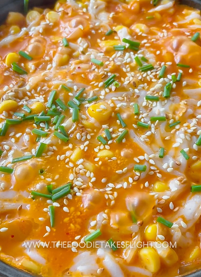 Kimchi Corn Cheese (Inspired by Korean Corn Cheese!) - The Foodie Takes ...