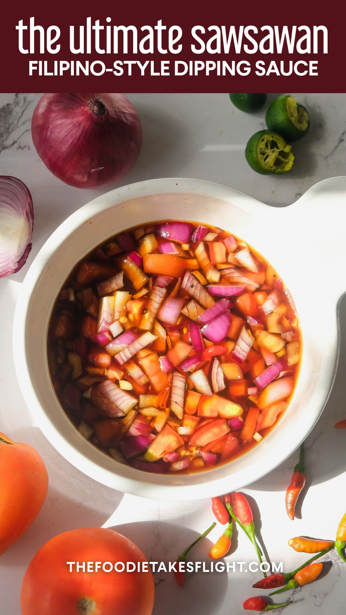 The Ultimate Sawsawan (Filipino Dipping Sauce) - The Foodie Takes Flight