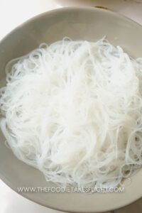 No Cook Noodle Salad with a Tangy Dressing - The Foodie Takes Flight