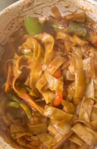 Spicy Black Pepper Ho Fan (Rice Noodles) - The Foodie Takes Flight