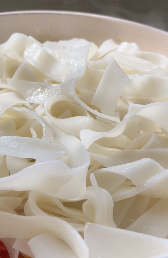 Spicy Black Pepper Ho Fan (Rice Noodles) - The Foodie Takes Flight