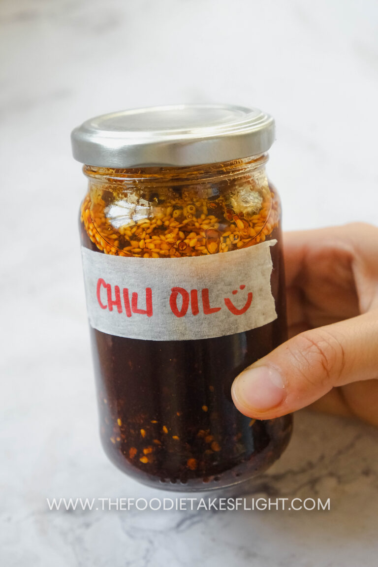 Easy Homemade Chili Oil Recipe - The Foodie Takes Flight