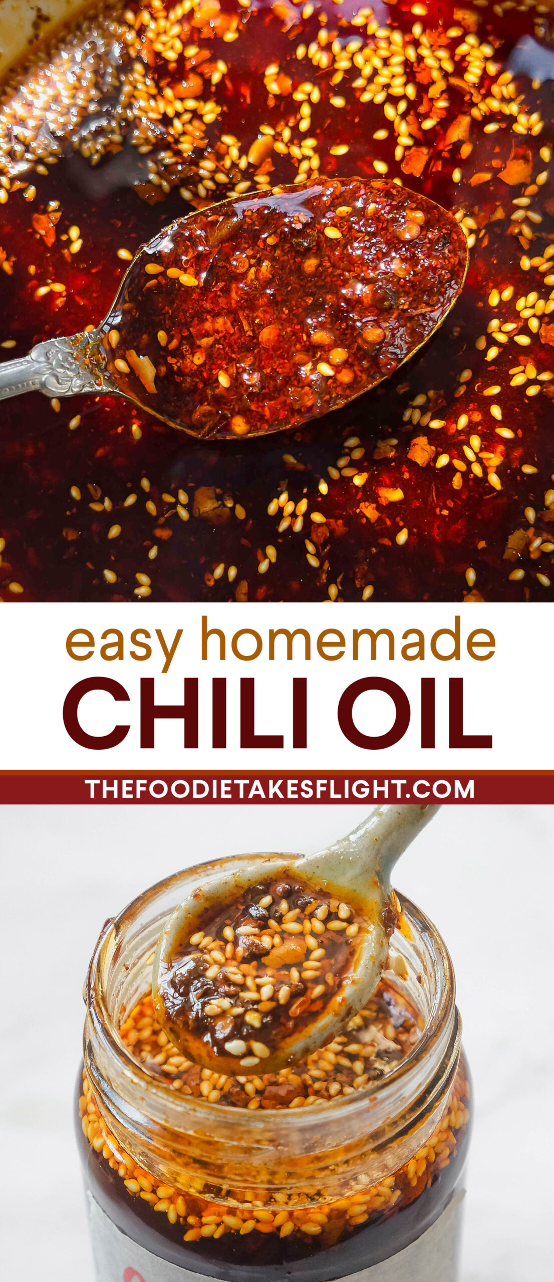 Easy Homemade Chili Oil Recipe - The Foodie Takes Flight