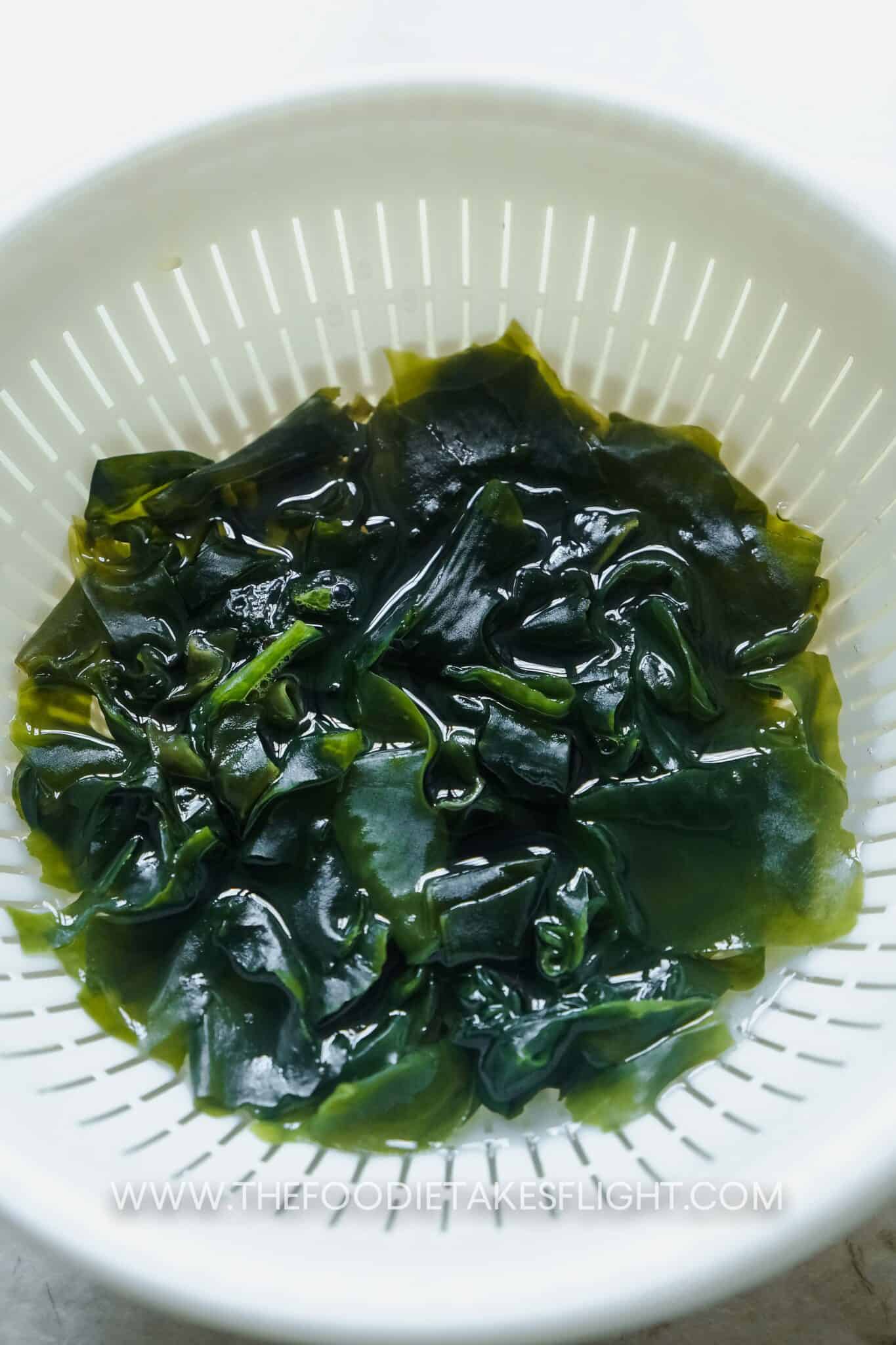 Japanese Cucumber and Seaweed Salad (Sunomono) - The Foodie Takes Flight