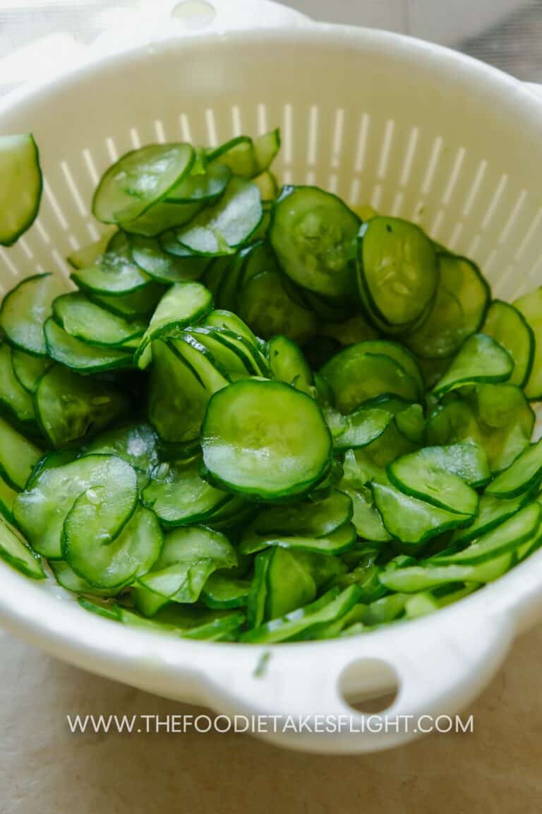 Japanese Cucumber and Seaweed Salad (Sunomono) - The Foodie Takes Flight