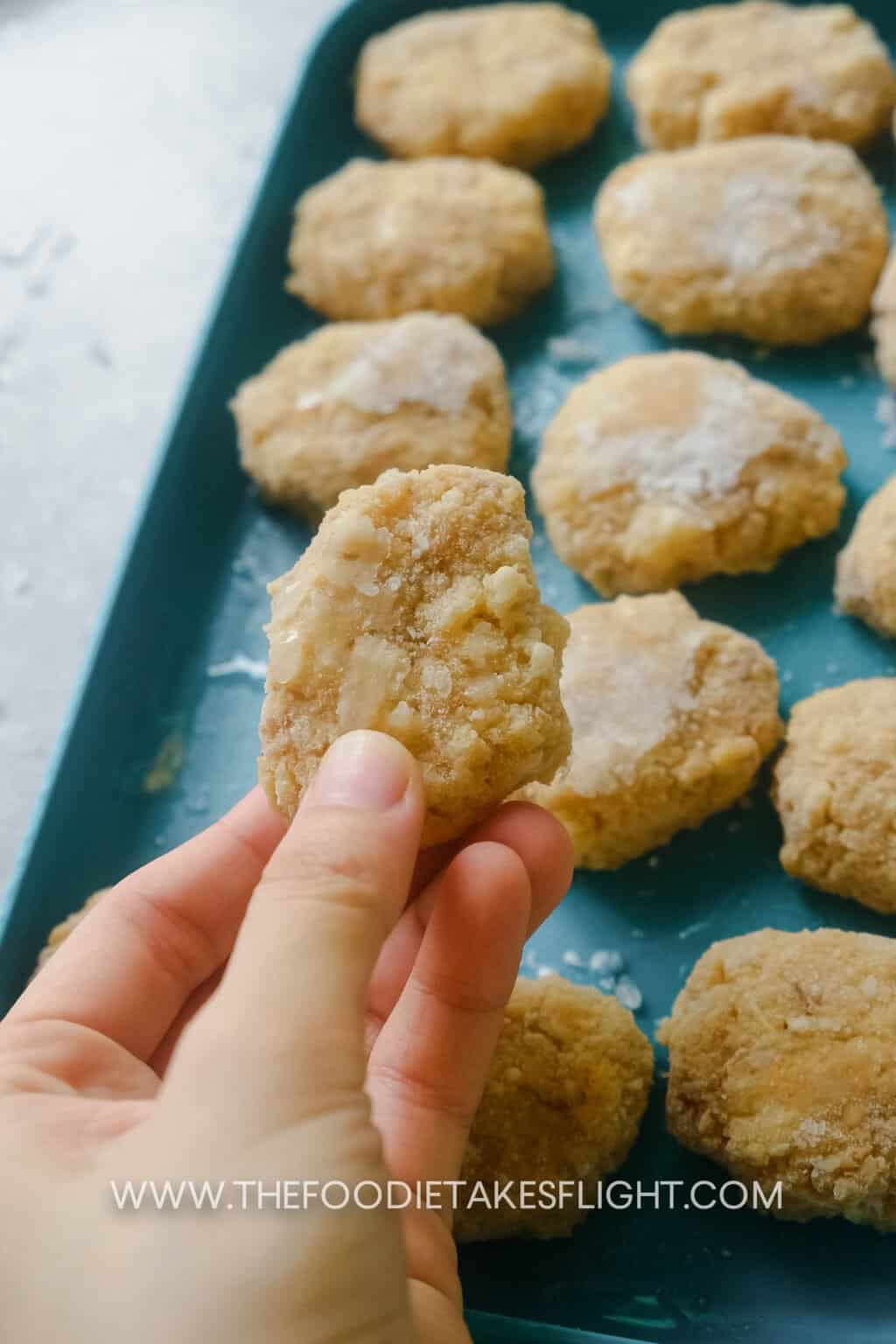 Vegan Nuggets with Gochujang Glaze - The Foodie Takes Flight