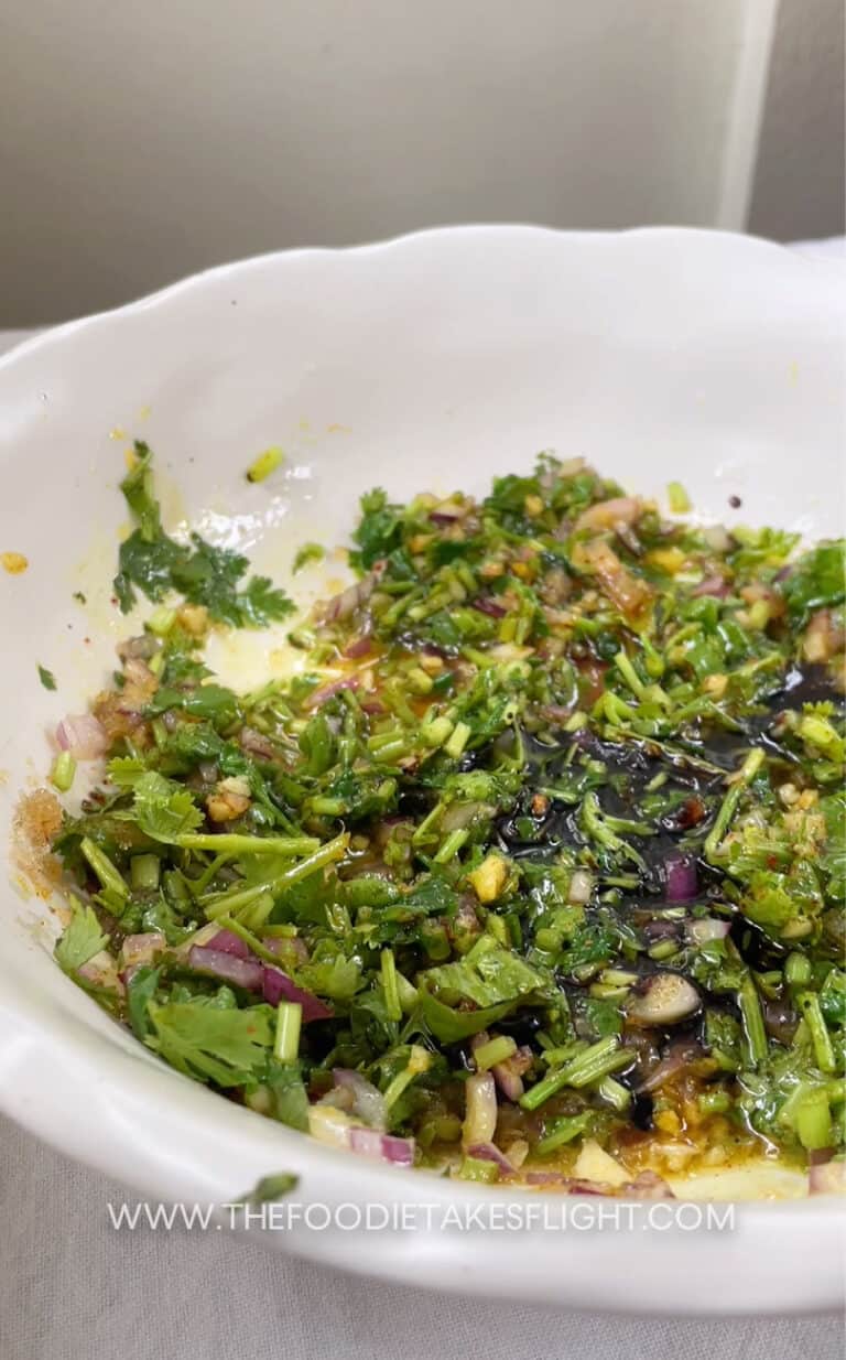 Cilantro Lime Noodles - The Foodie Takes Flight