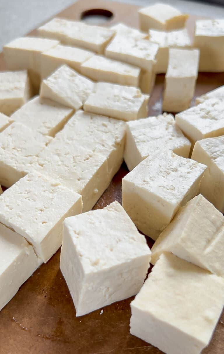 Indo-Chinese Style Chili Tofu - The Foodie Takes Flight