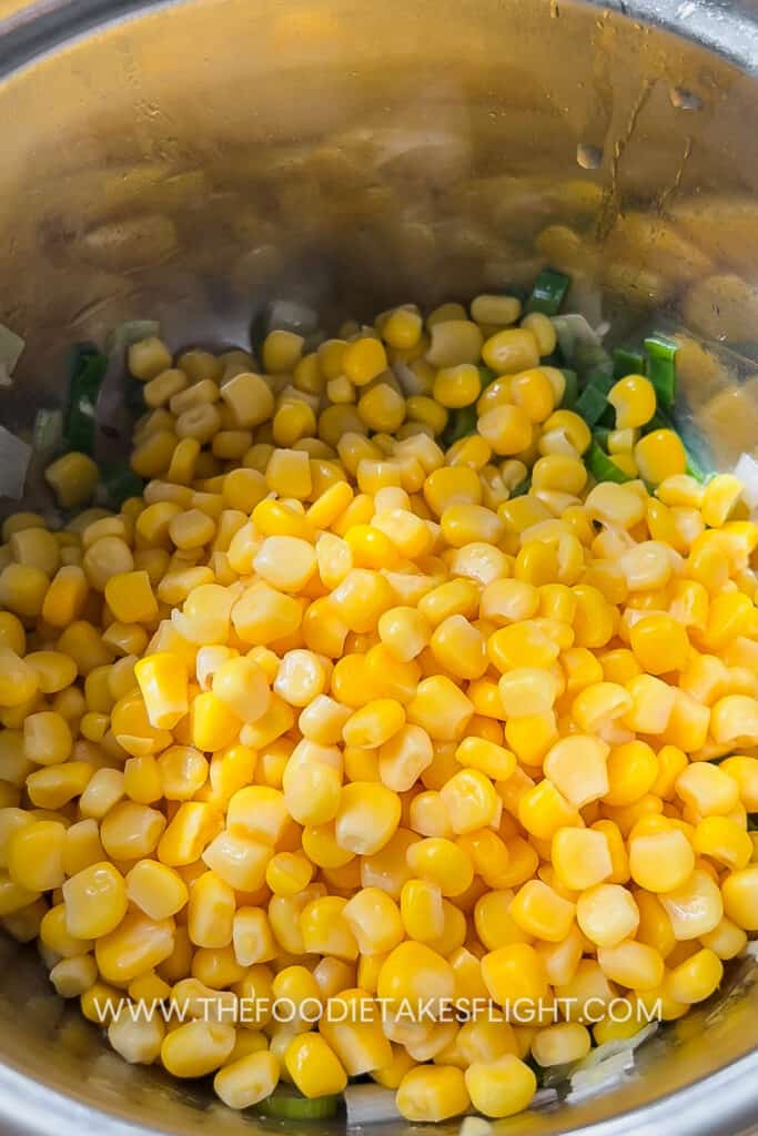 Chinese Corn Soup (Vegan) - The Foodie Takes Flight