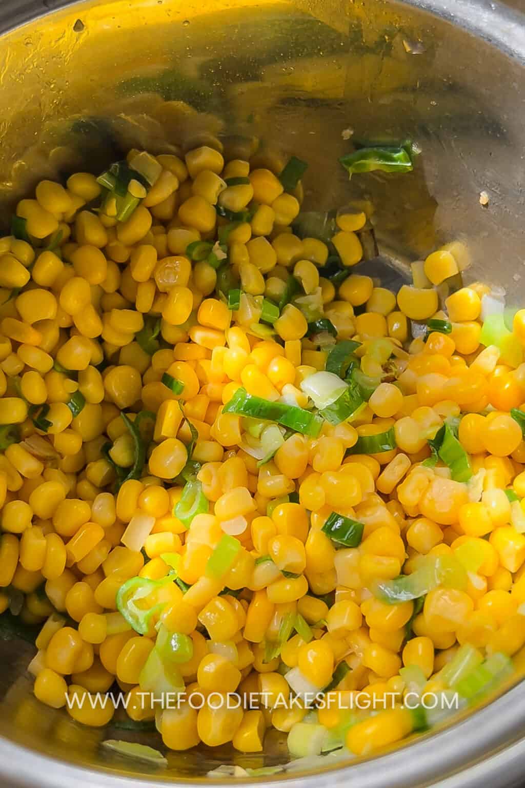 Chinese Corn Soup (Vegan) - The Foodie Takes Flight
