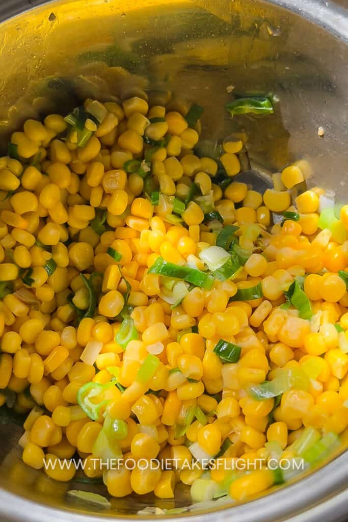 Chinese Corn Soup (Vegan) - The Foodie Takes Flight