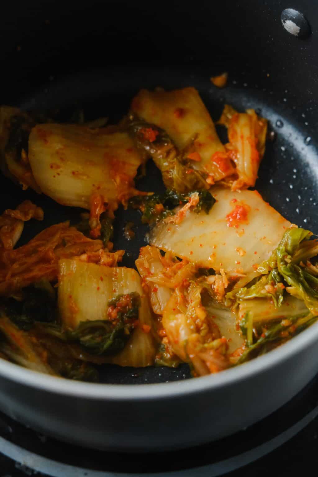 Easy Vegan Kimchi Ramen - The Foodie Takes Flight