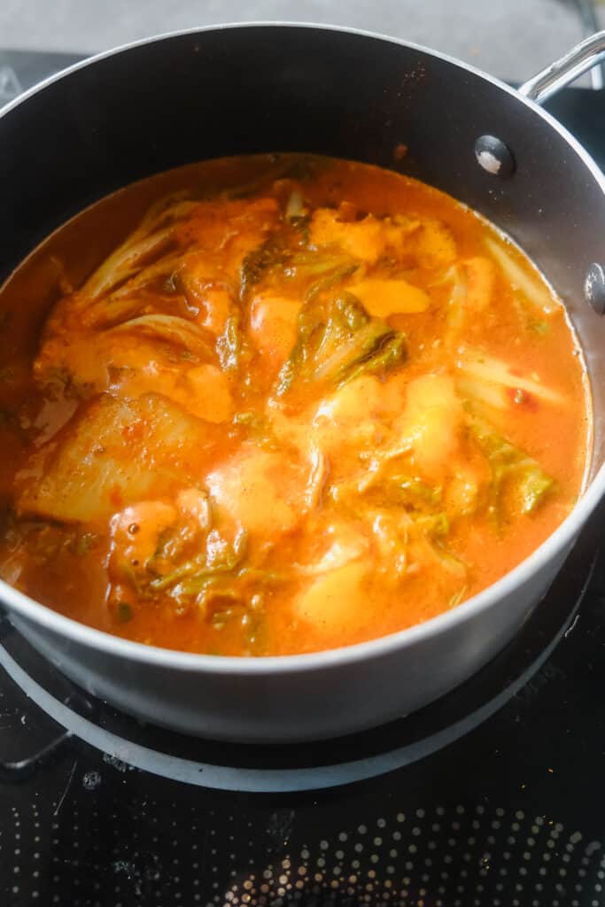 Easy Vegan Kimchi Ramen - The Foodie Takes Flight