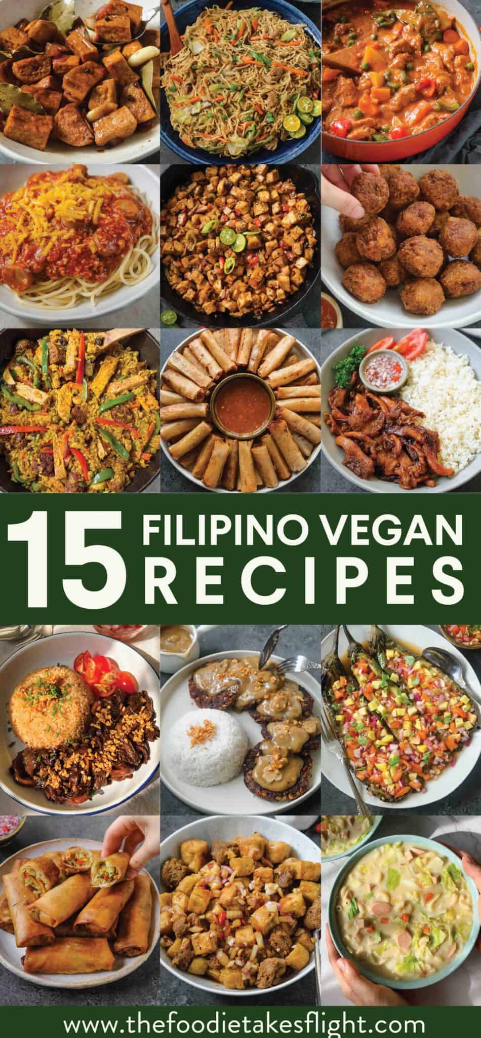 15 Vegan Filipino Recipes - The Foodie Takes Flight