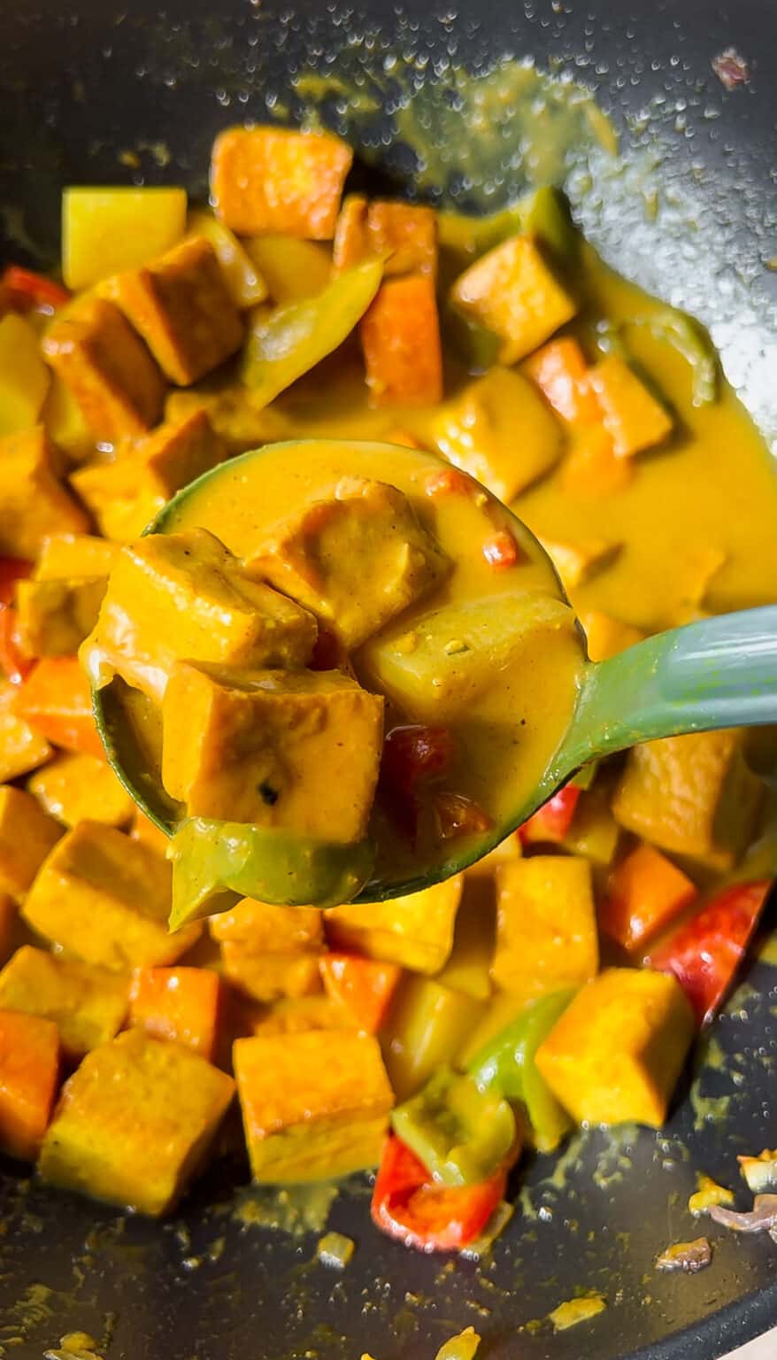 Filipino Tofu Curry - The Foodie Takes Flight