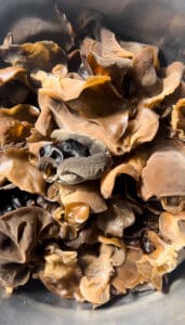 Wood Ear Mushroom Salad - The Foodie Takes Flight