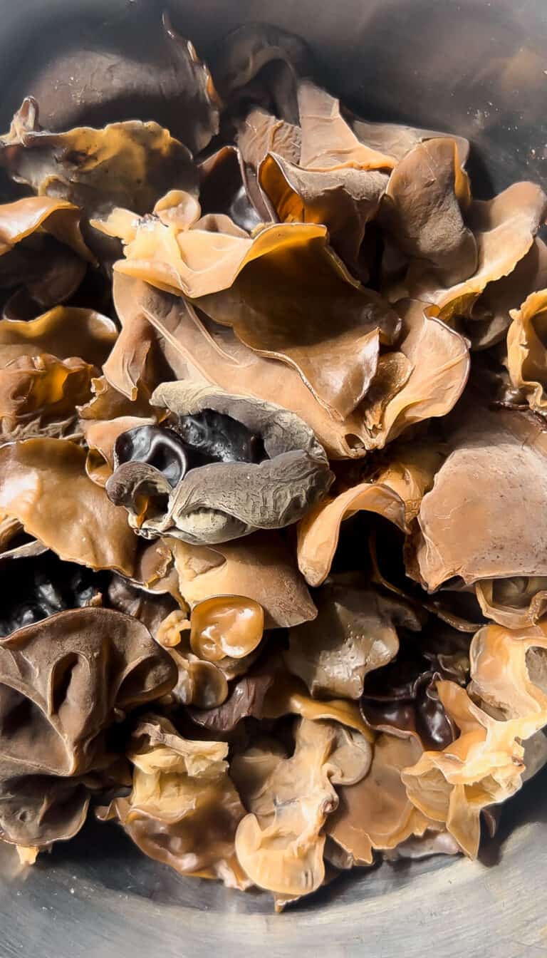 Wood Ear Mushroom Salad - The Foodie Takes Flight